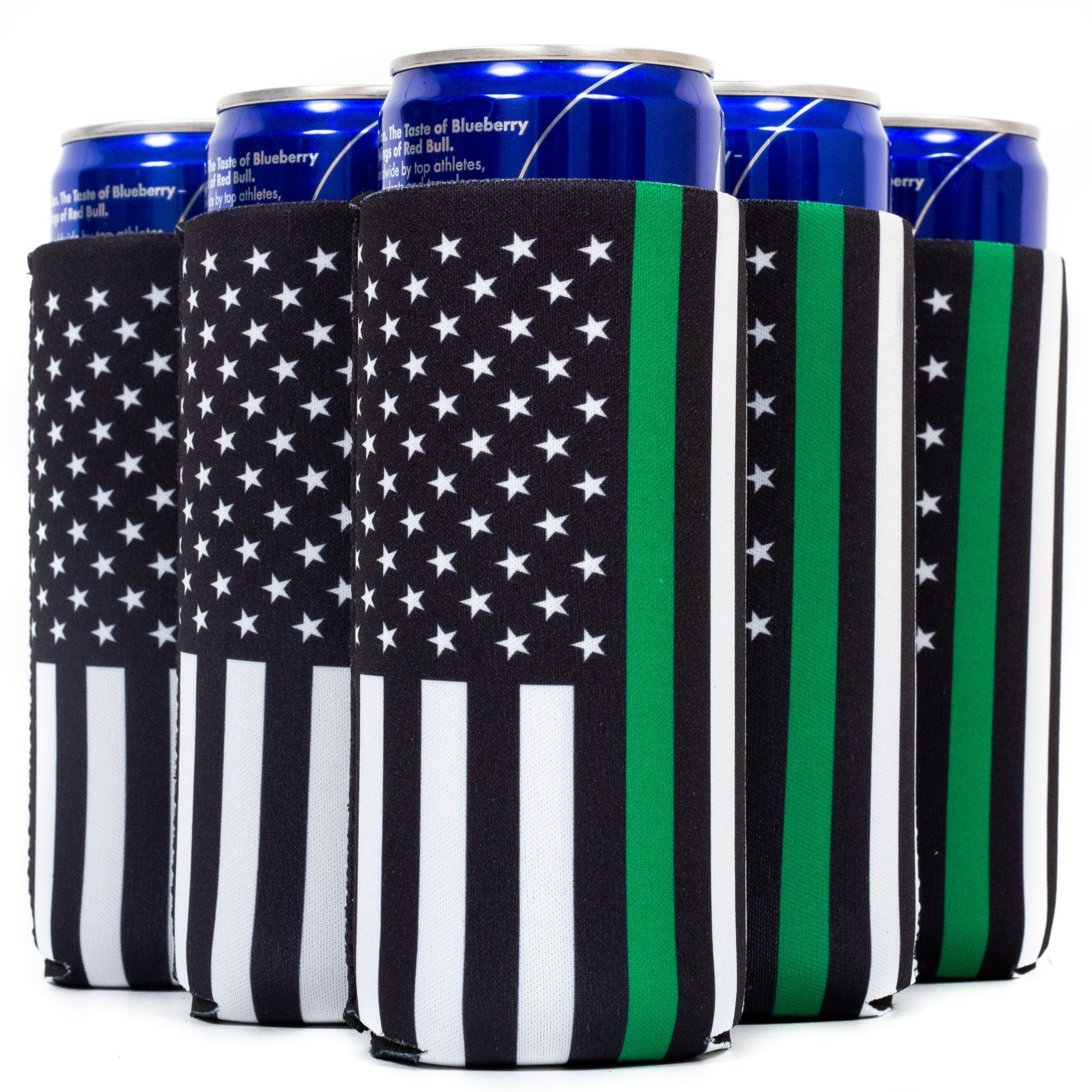 Slim Can Sleeves, Neoprene Premium 4mm Pattern - 24 Units, Bulk ...